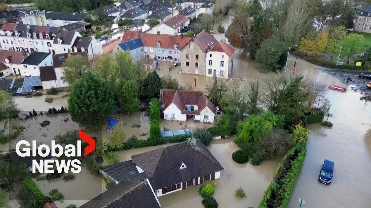 Storm Ciaran causes severe flooding in northern France, red alerts ...