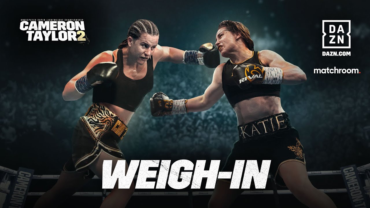 CHANTELLE CAMERON VS. KATIE TAYLOR 2 WEIGH IN LIVESTREAM - The Global ...