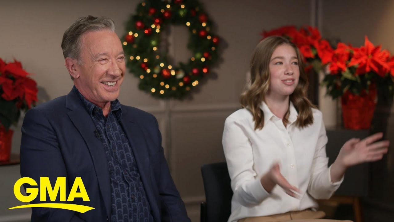 Tim Allen and daughter talk starring together in 'The Santa Clauses ...