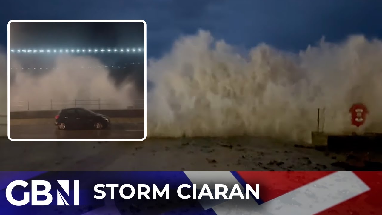 Storm Ciaran: Heavy rain and gales BATTER Cornwall coastline - The ...