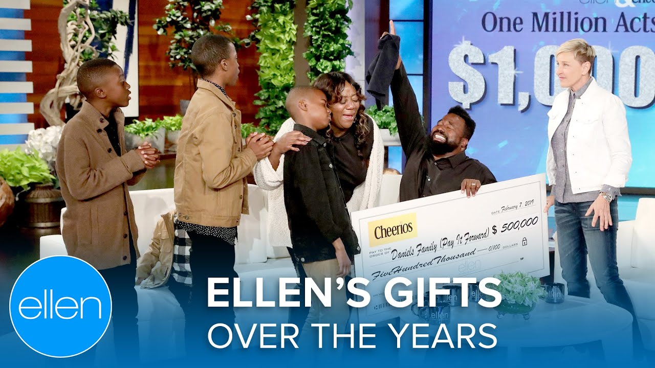 Ellen's Heartwarming Gifts Over the Years, pt. 1 - The Global Herald