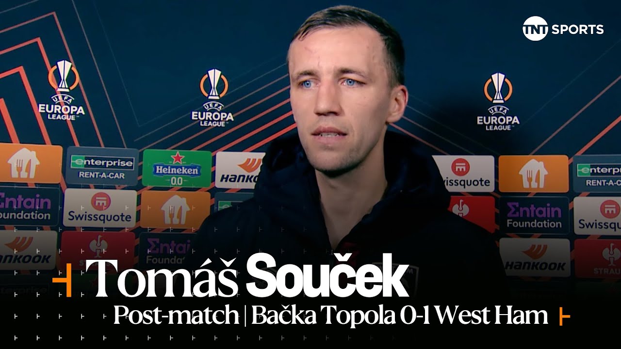 "IT WAS A DIFFICULT GAME" | Tomáš Souček | Bačka Topola 0-1 West Ham ...