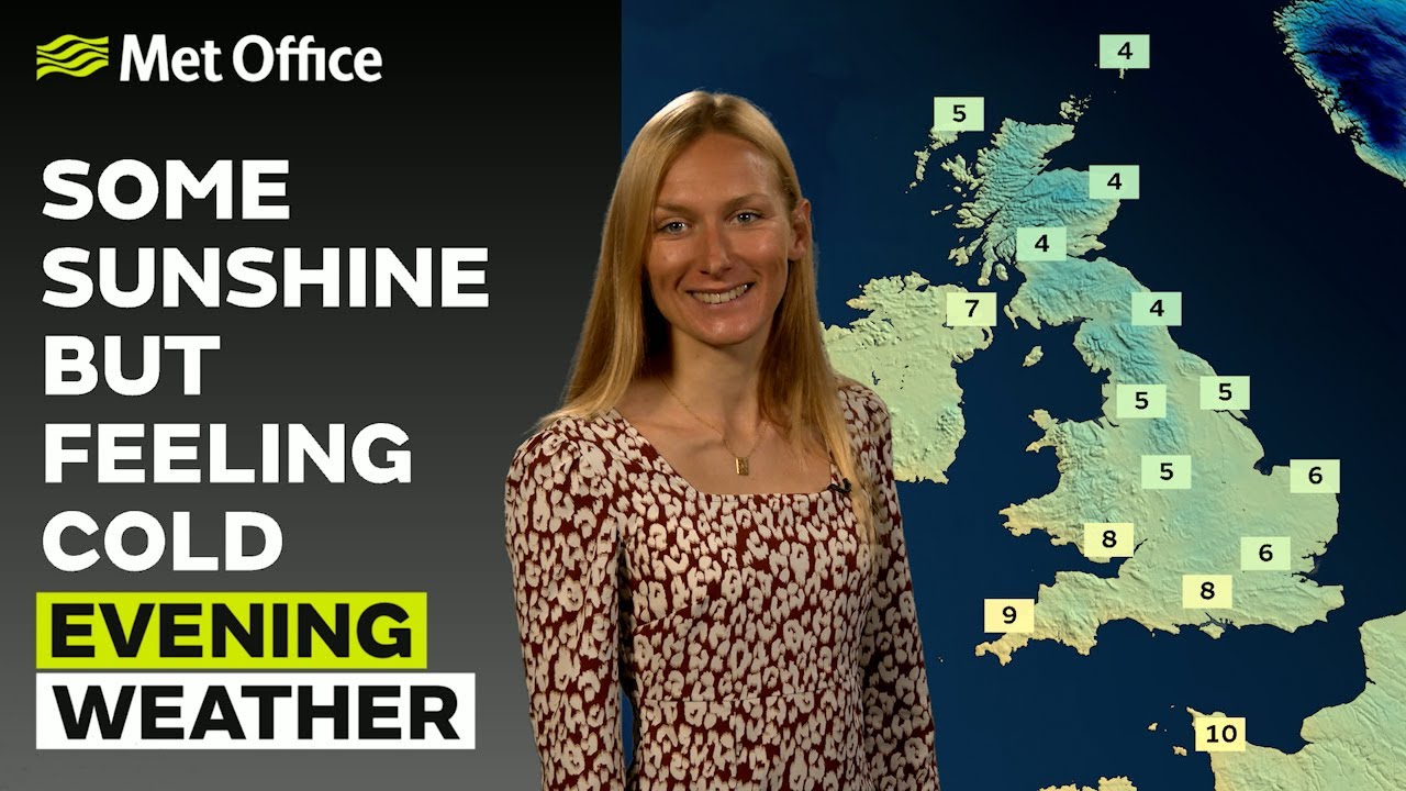23/11/23 – Staying cloudy in the west – Evening Weather Forecast UK ...