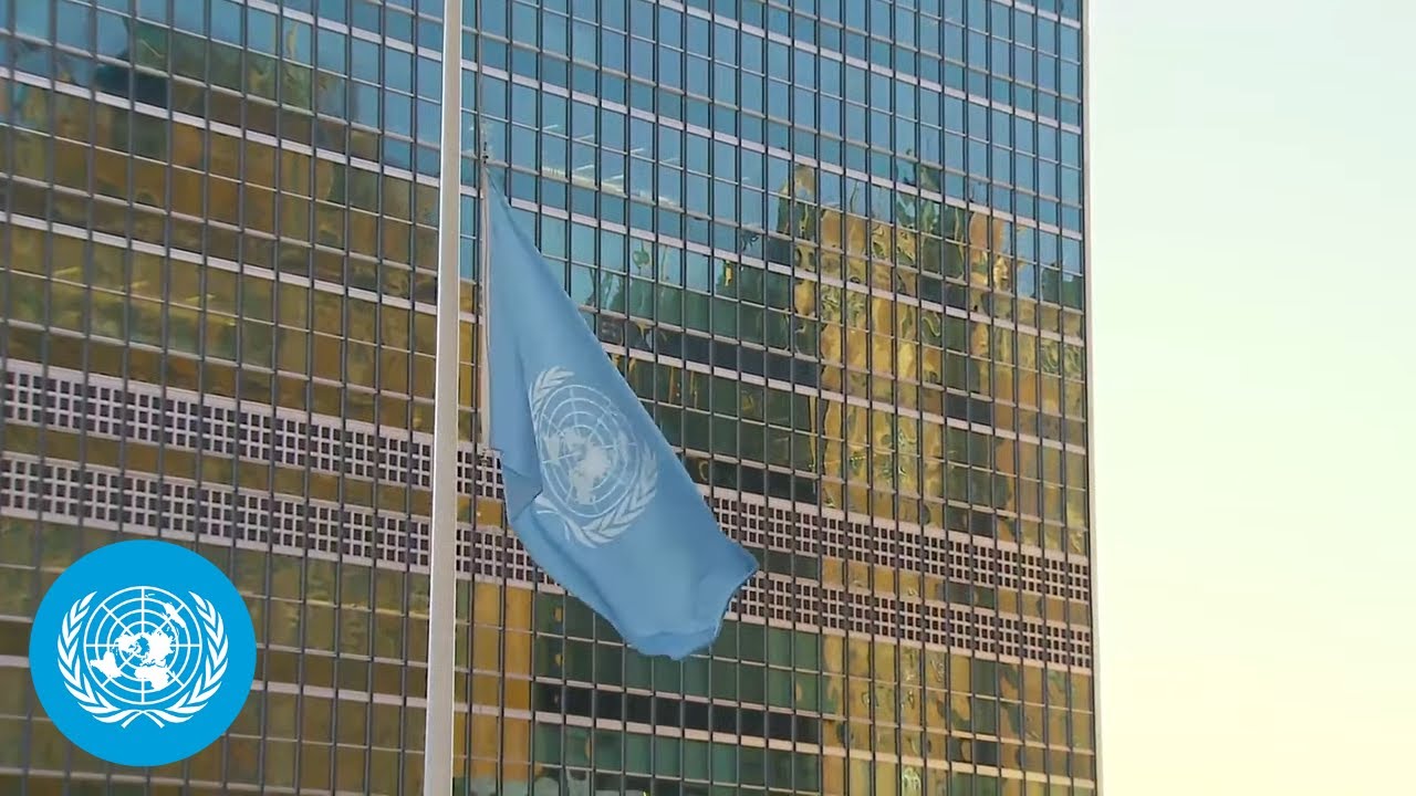 UN Headquarters Flag Lowering Ceremony in Honor of Colleagues Lost in ...