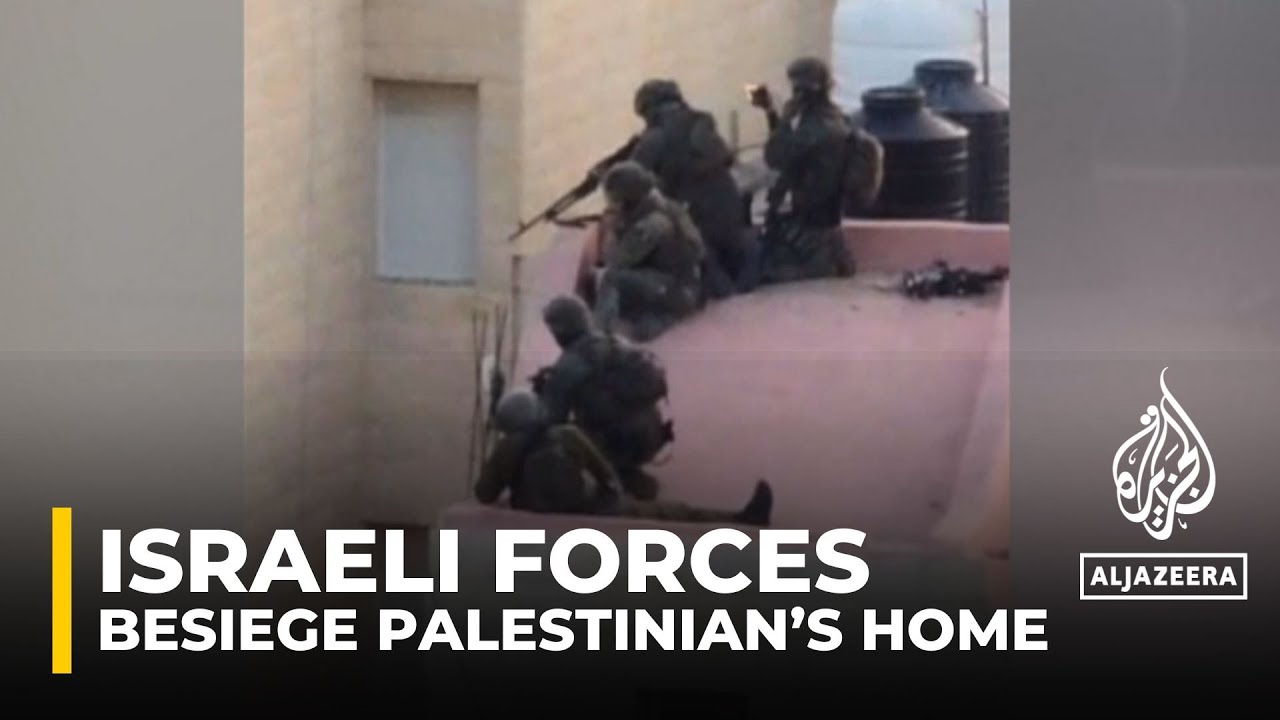 Israeli forces have besieged a Palestinian home in the town of Abu Dis ...