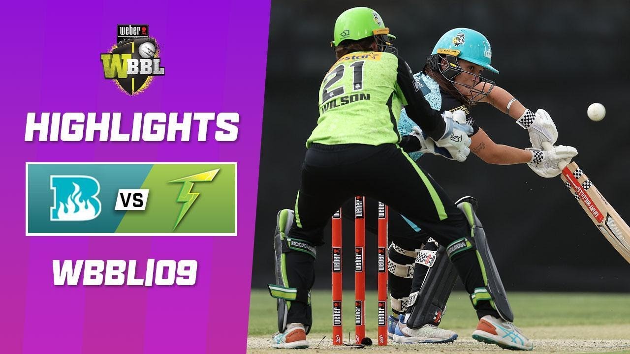 Brisbane Heat v Sydney Thunder | WBBL|09 - The Global Herald
