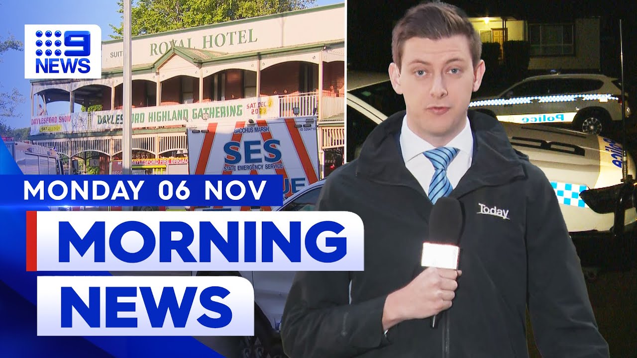 Five killed in pub car crash in Daylesford; Car fire and machete attack ...
