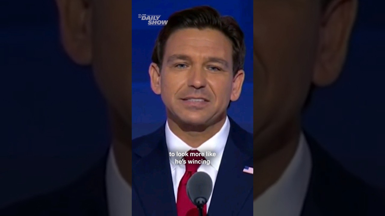 Doctors have high hopes that Ron DeSantis will smile normally one day ...