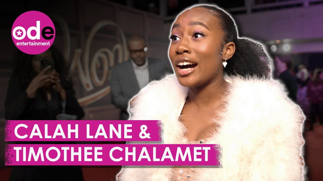Wonka Premier: Calah Lane On Working With Timothee Chalamet - The ...