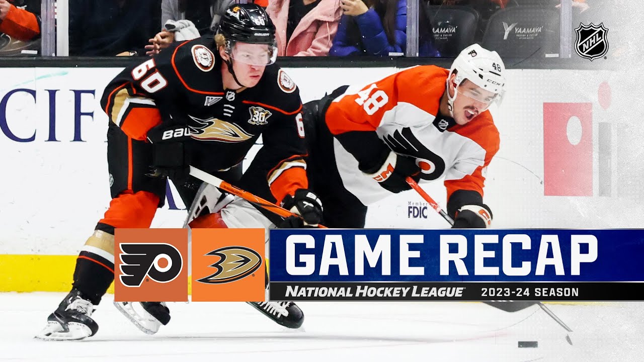 Flyers @ Ducks 11/10 | NHL Highlights 2023 - The Global Herald