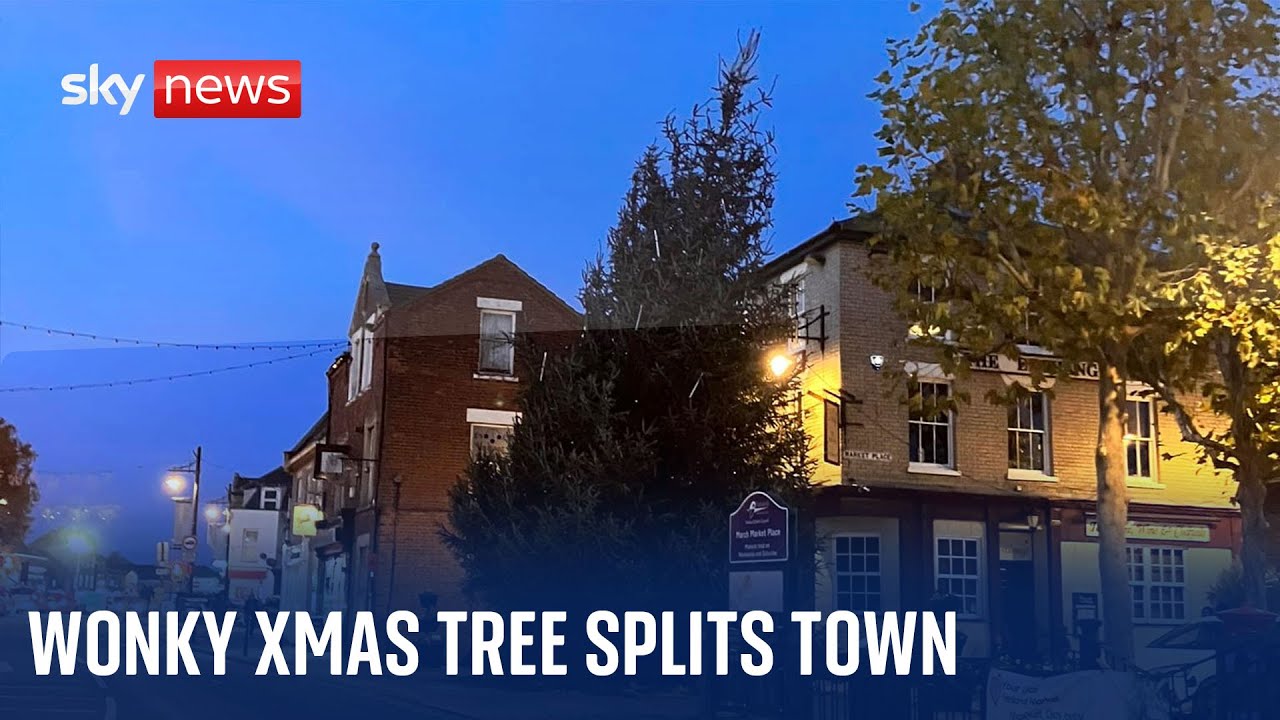 Cambridgeshire town split over 'wonky' Christmas tree - The Global Herald