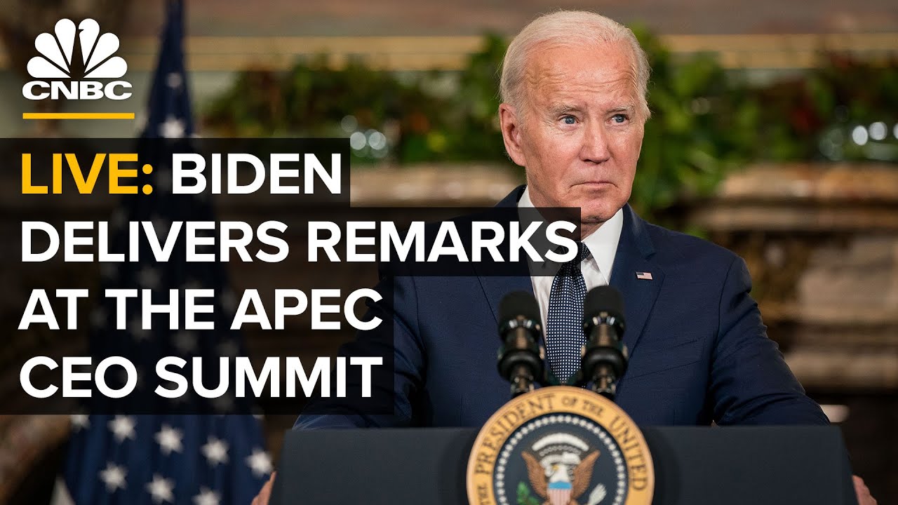 LIVE: President Joe Biden delivers remarks at the APEC CEO Summit — 11/16/23 - The Global Herald
