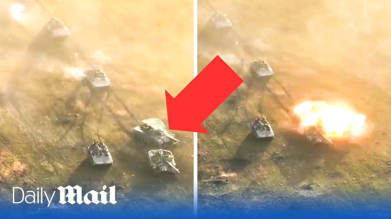 Russian tanks destroyed by HIMARS and Ukrainian mines in failed attack ...