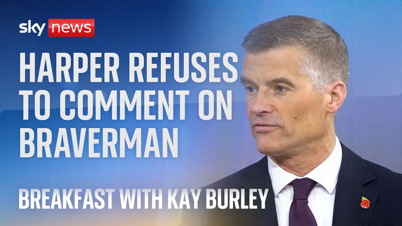 Mark Harper refuses to address Suella Braverman's comments about pro ...