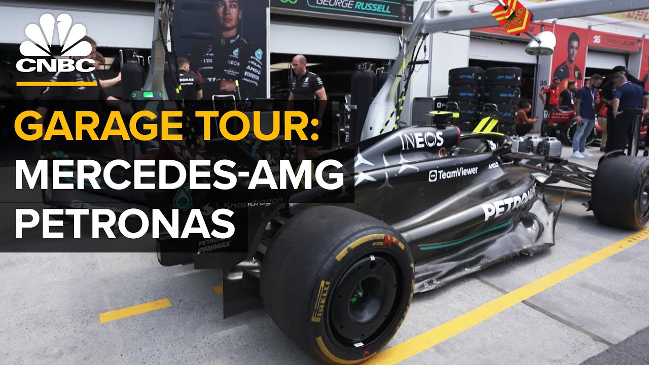 Take a tour of Mercedes-AMG PETRONAS F1 team’s garage with Toto Wolff ...
