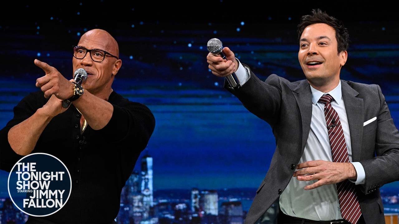 Dwayne Johnson and Jimmy Sing "You're Welcome" to Celebrate Live-Action ...