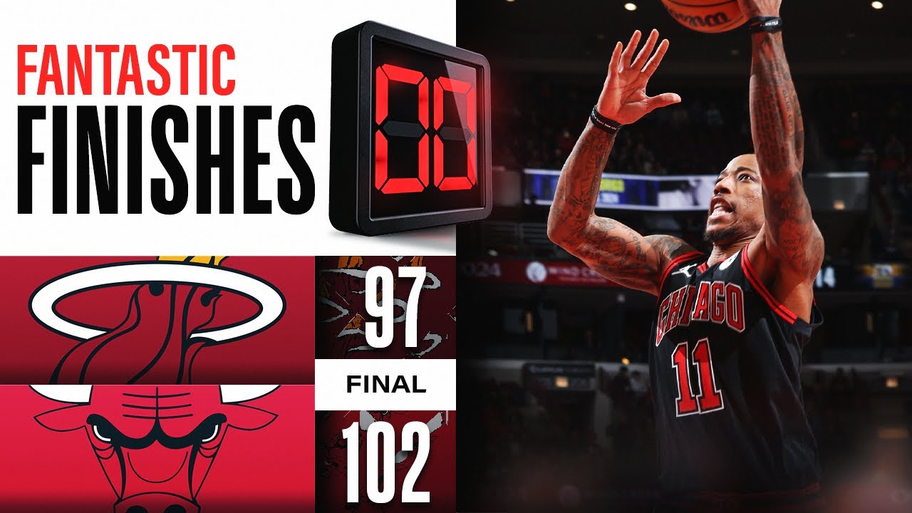 Final 4:27 WILD ENDING Heat vs Bulls | November 18, 2023 - The Global ...