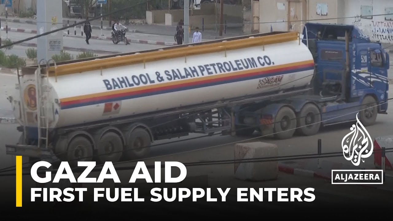 Israel has allowed a single truck carrying about 24,000 litres of ...