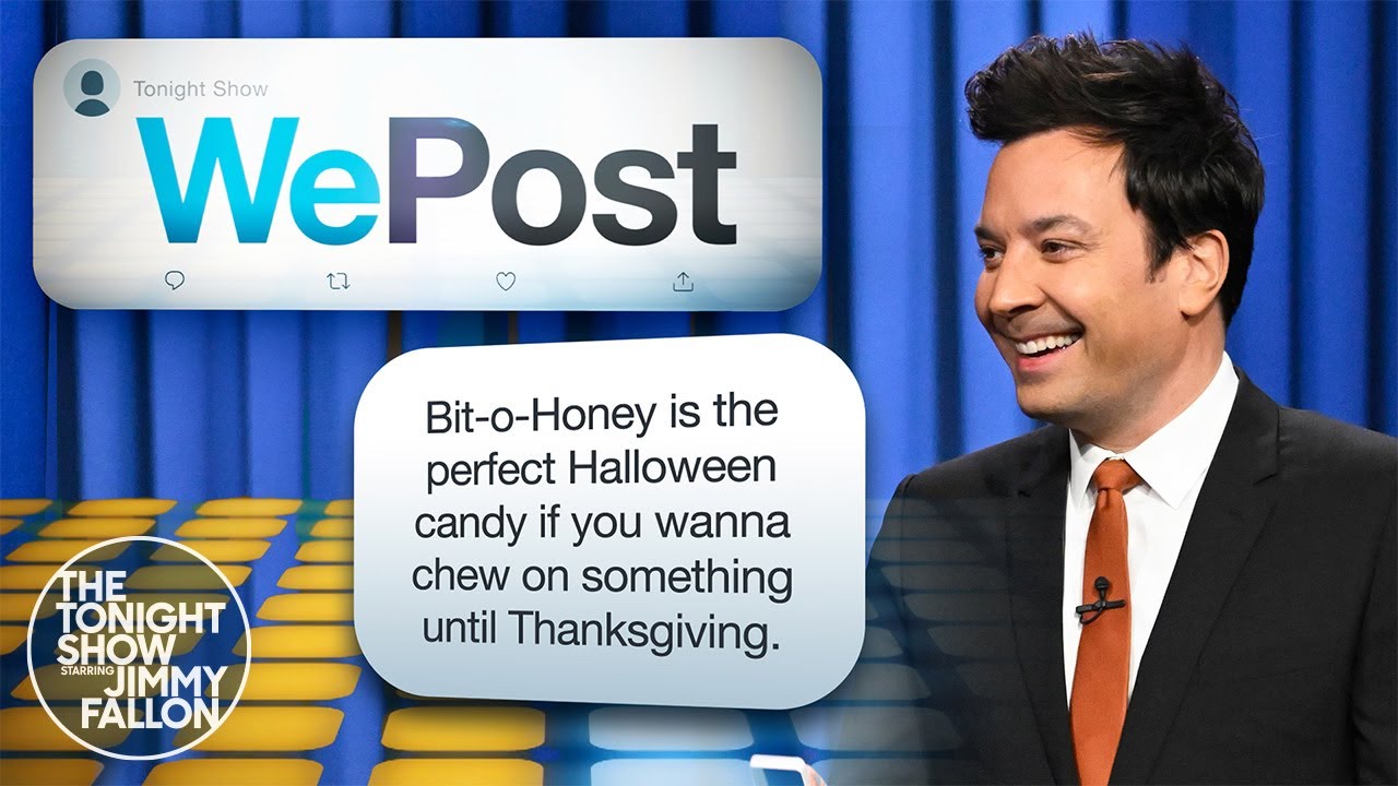 WePost: Halloween Candy, Crunchy Leaves | The Tonight Show Starring ...