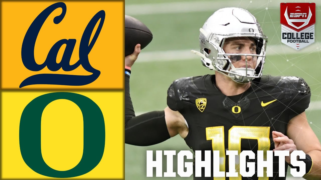 California Golden Bears vs. Oregon Ducks | Full Game Highlights - The ...