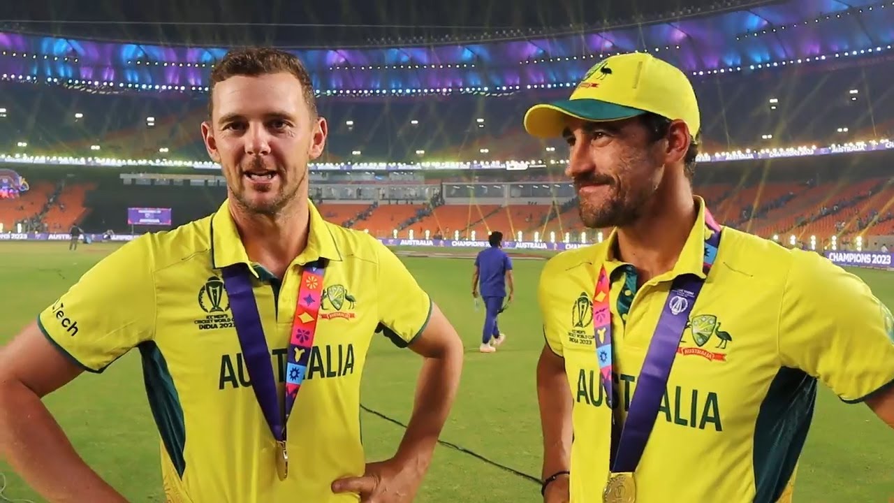 Raw vision: Aussie players react to 'emotional' World Cup win - The ...