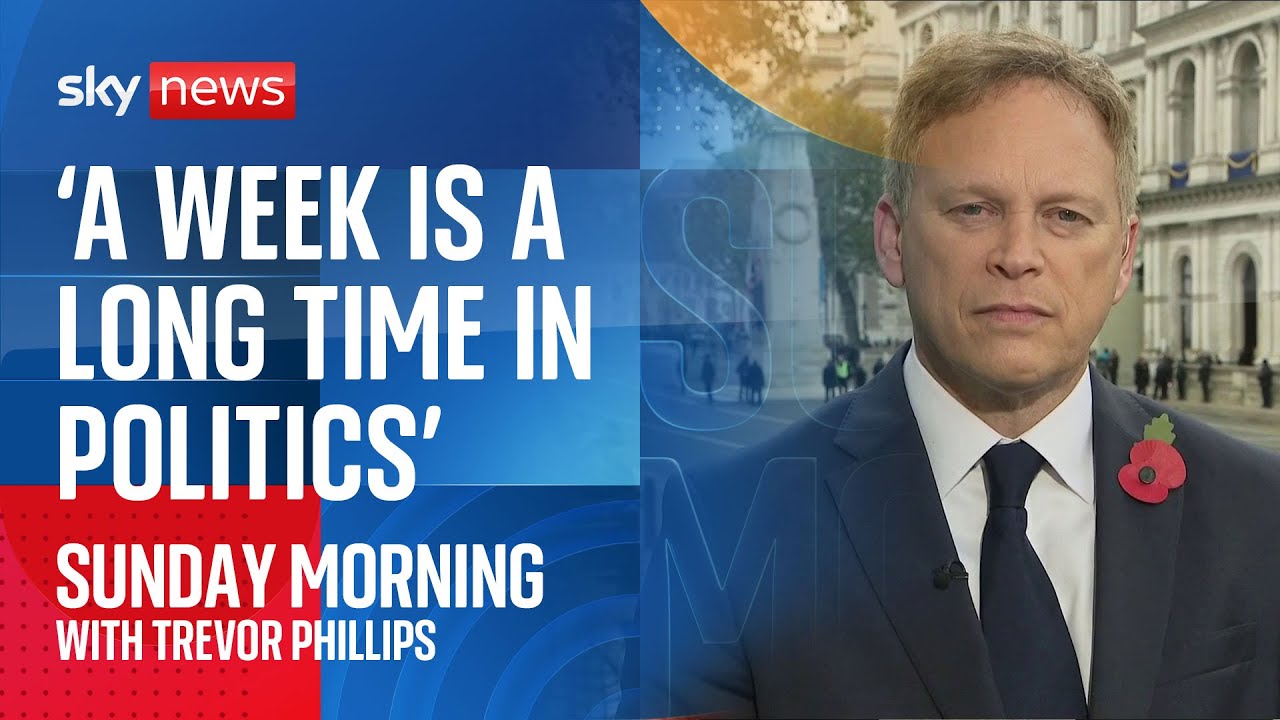 Shapps on Suella Braverman's future: 'A week is a long time in politics ...