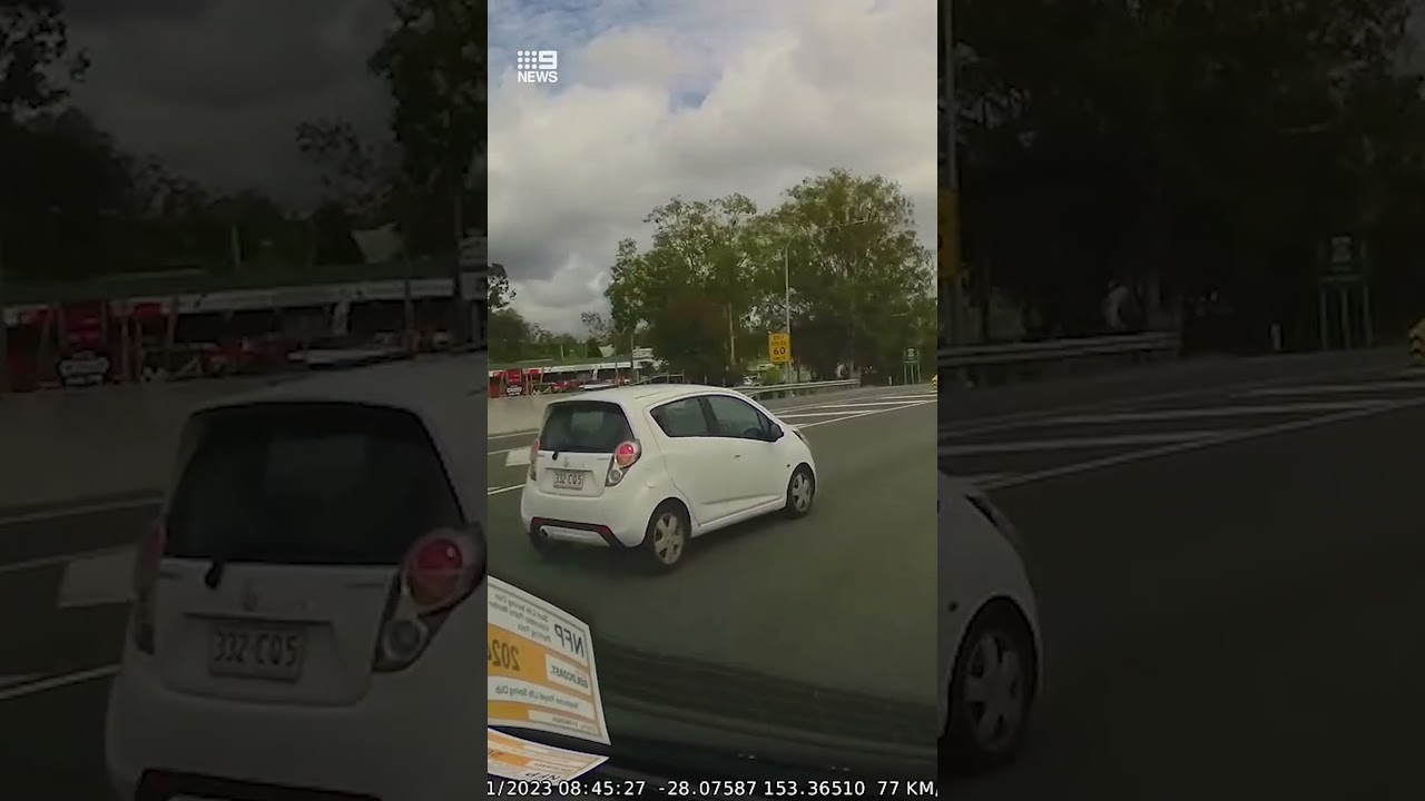 Dashcam captures dangerous side-swipe - The Global Herald