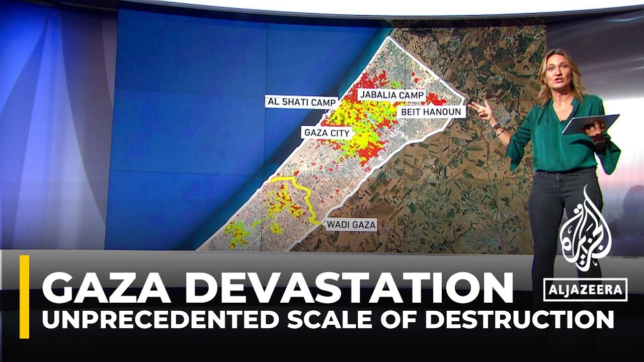 Gaza devastation: Unprecedented scale of destruction by Israeli forces ...