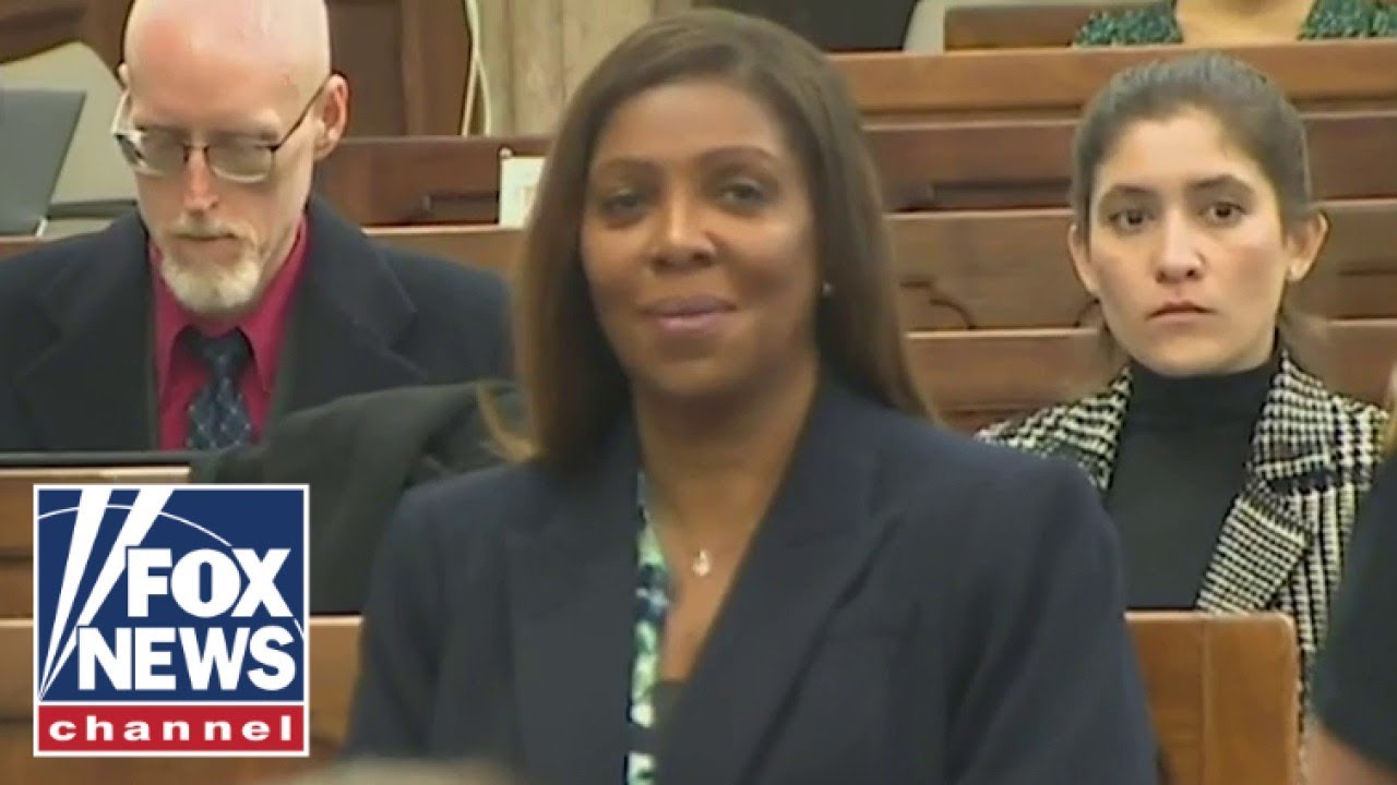 'THRILL-KILL LOOK': Letitia James slammed for smirking at Trump trial ...