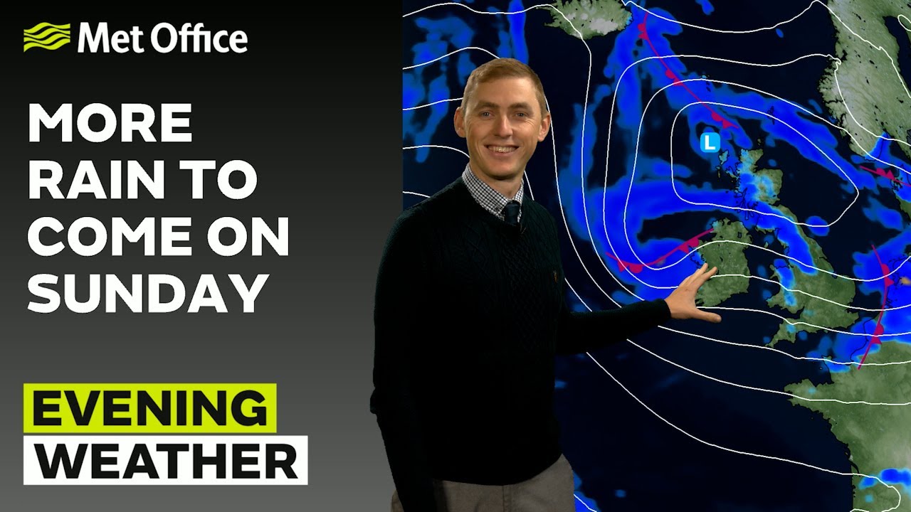 18/11/23 – Rain in the forecast – Evening Weather Forecast UK – Met ...