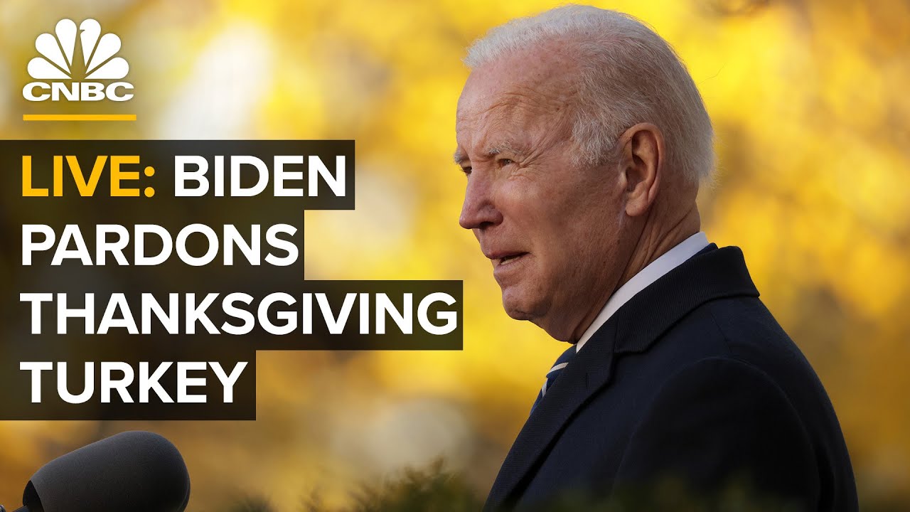LIVE: President Joe Biden pardons the Thanksgiving turkeys at the White ...