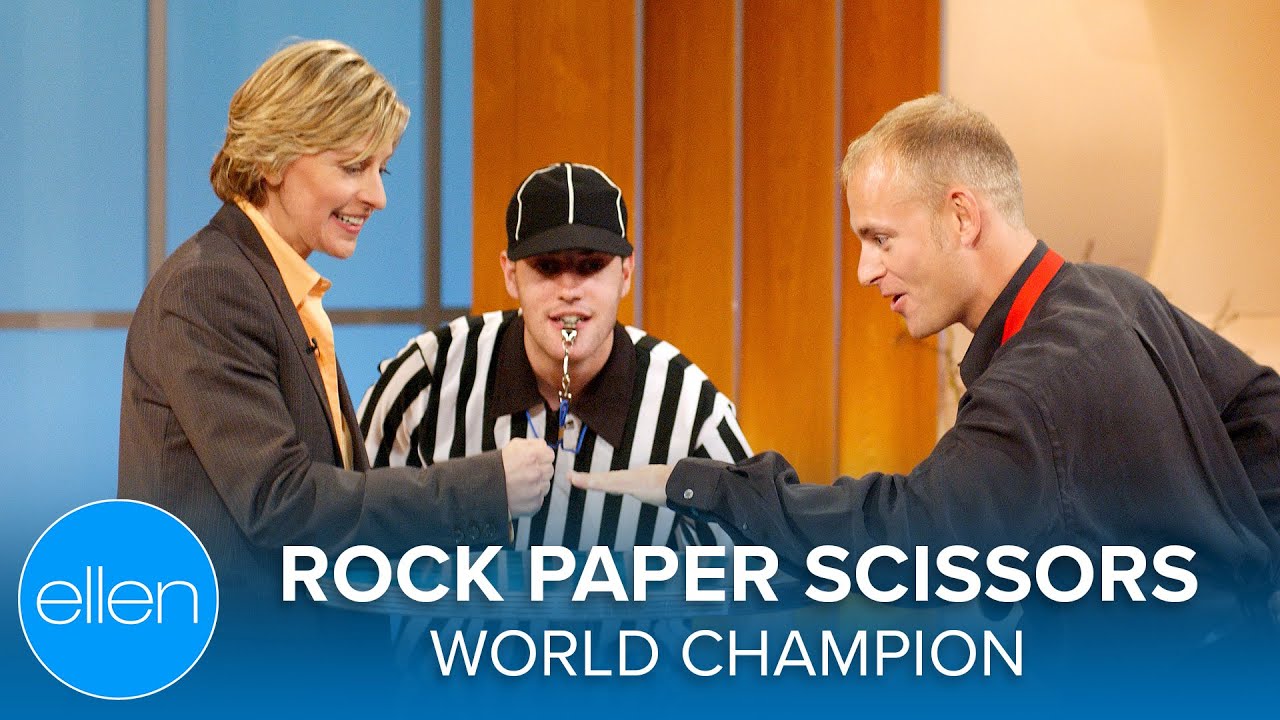 Ellen Meets the World Rock, Paper, Scissors Champion! - The Global Herald