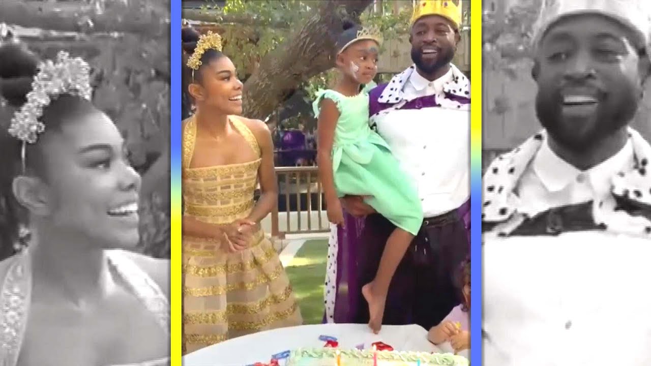 Gabrielle Union and Dwyane Wade Go FULL OUT for Daughter's Princess ...
