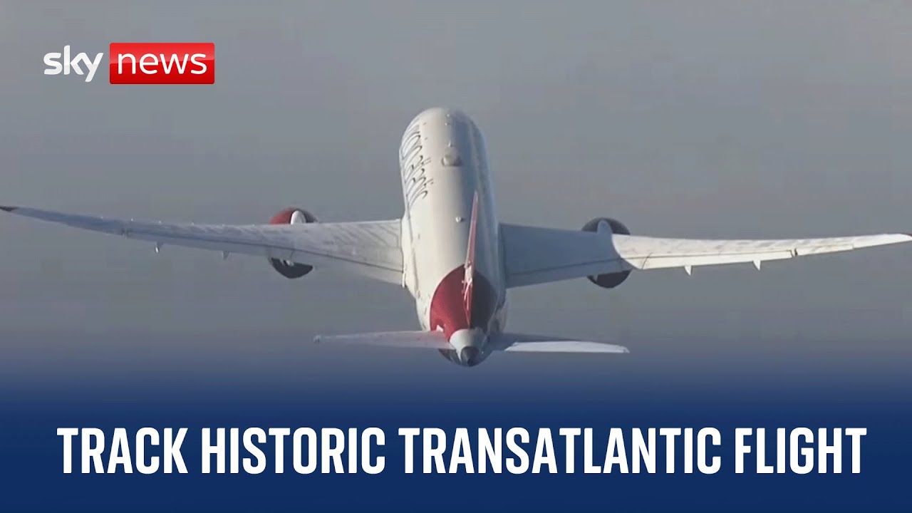 Watch live: Track the zero-emission transatlantic flight as it crosses the Atlantic towards New ...