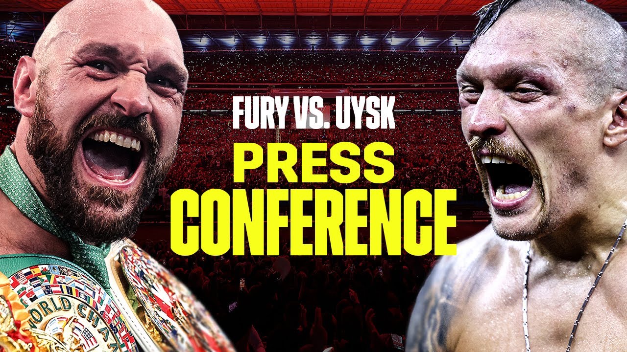 TYSON FURY VS. OLEKSANDR USYK LAUNCH PRESS CONFERENCE LIVESTREAM - The ...