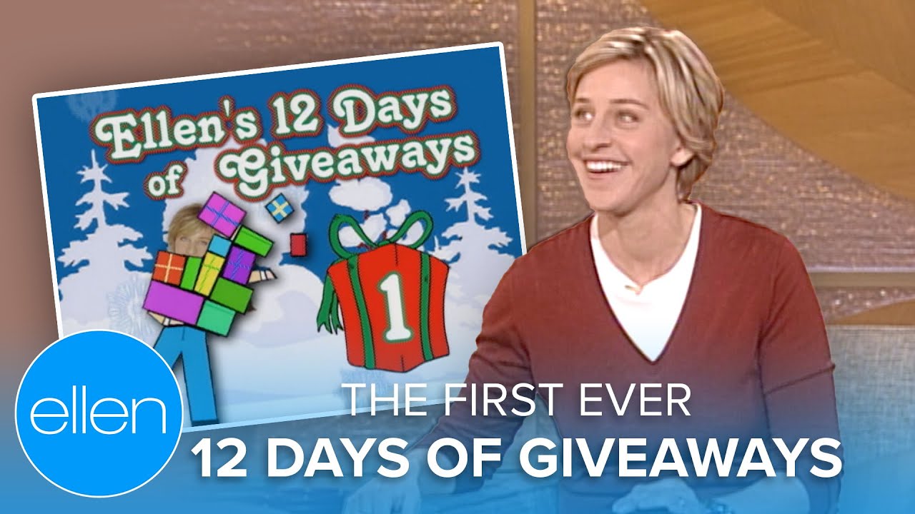Ellen's First 12 Days of Giveaways, Ever! - The Global Herald