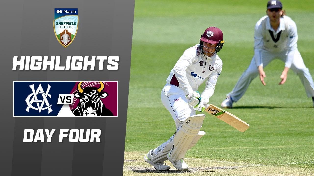 Victoria v Queensland | Sheffield Shield 2023-24 | Day 4 - The Global ...