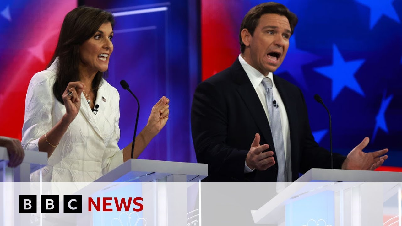 Third US Republican debate takes place in Miami - BBC News - The Global ...