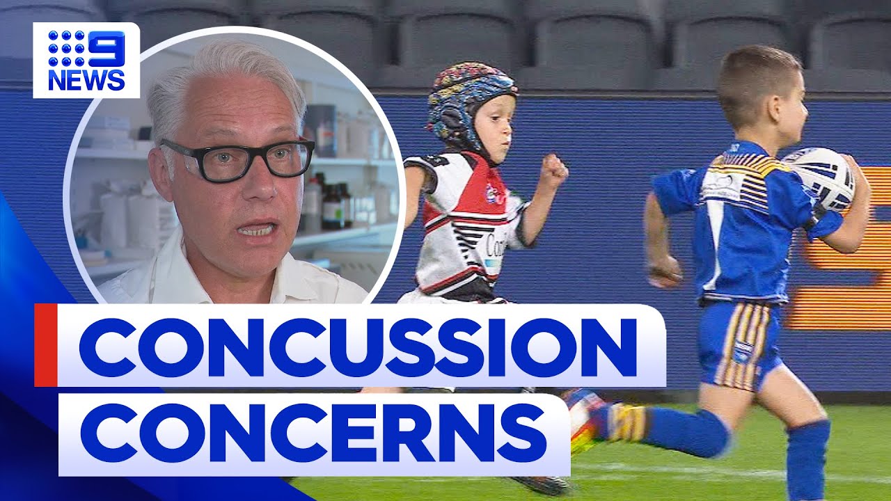 Concussion concerns for children playing sports | 9 News Australia ...