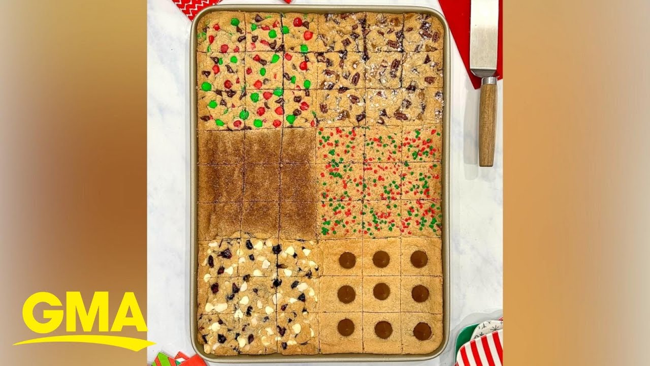 Use this sheet tray hack to make 6 different cookie bars at once - The ...
