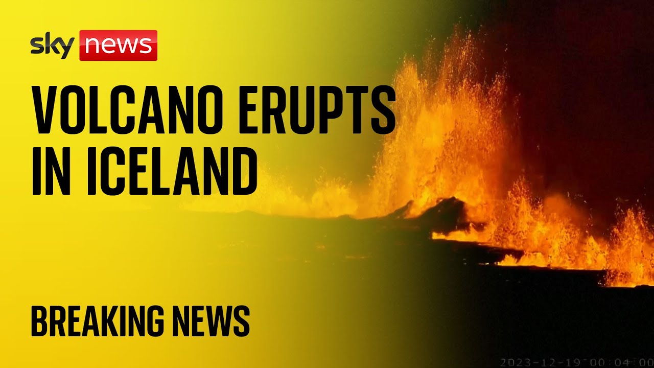 Iceland: Volcano erupts in Grindavik after thousands evacuated - The Global Herald