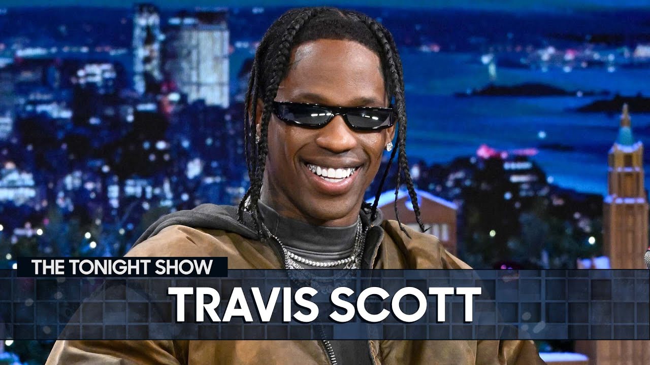 Travis Scott Spills on His Knicks Game Drink Mishap and His Grammy ...