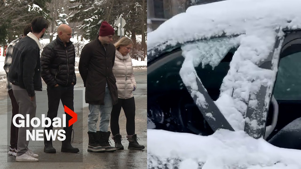 Montreal family wants apology from city after snow plow striking cars ...