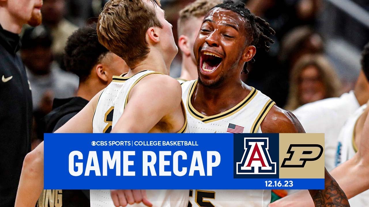 No. 3 Purdue KNOCKS OFF No. 1 Arizona To Get 1st Win vs. No. 1 RANKED ...