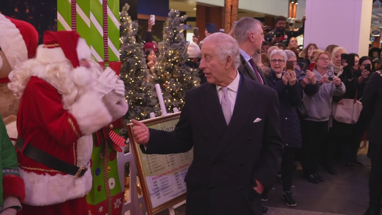King has banter with Santa at Ealing Christmas market - The Global Herald