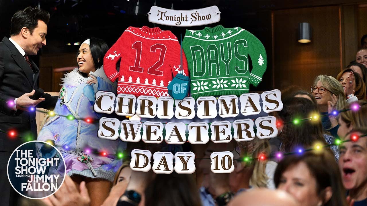 12 Days of Christmas Sweaters 2023: Day 10 | The Tonight Show Starring ...