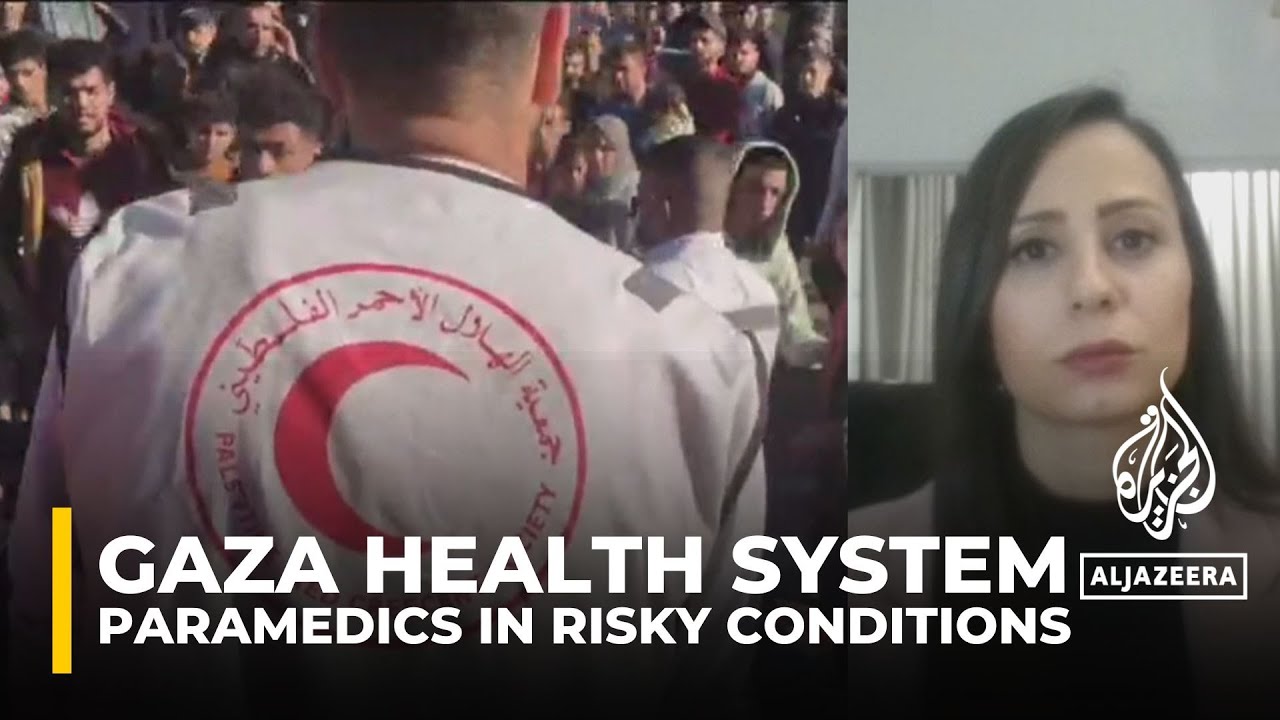 Israeli strikes hit the headquarters of the Palestinian Red Crescent in ...