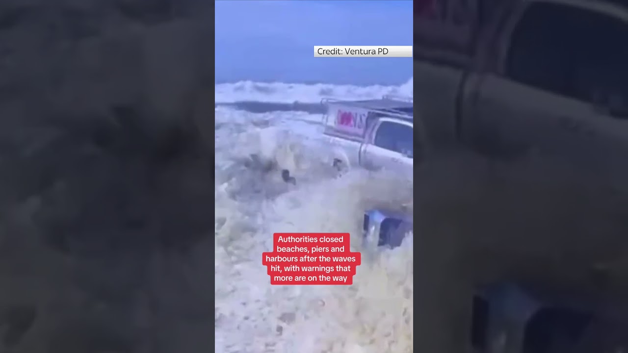 Sand bars built as waves hit California - The Global Herald