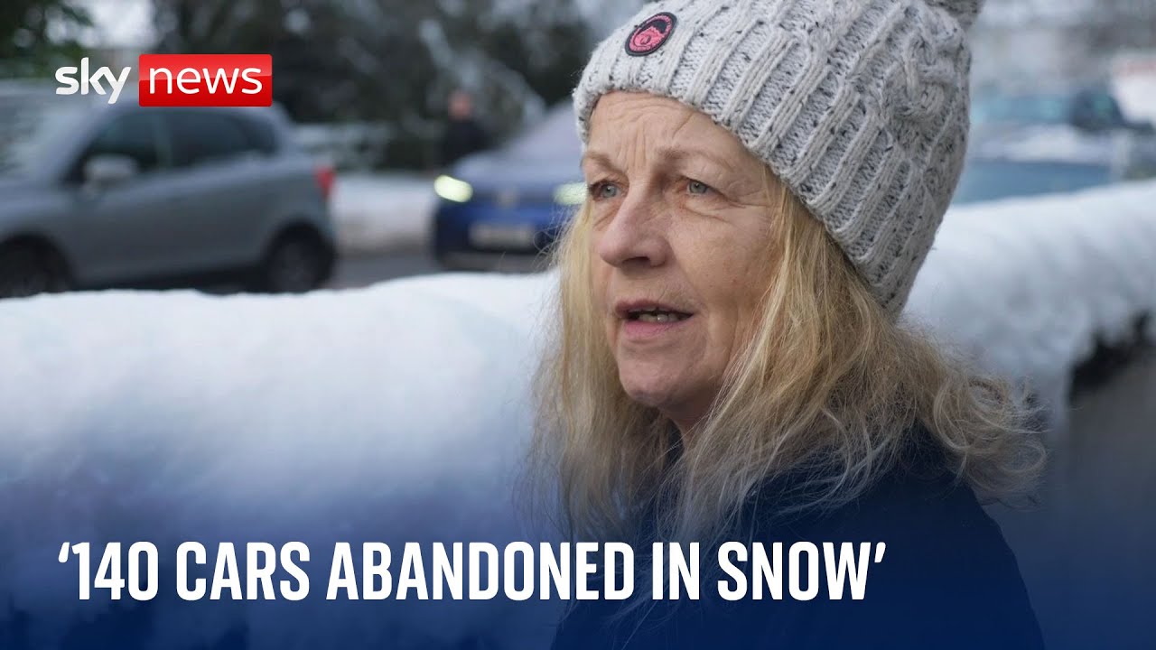 UK weather: 'I counted over 140 cars abandoned in the snow' - The ...
