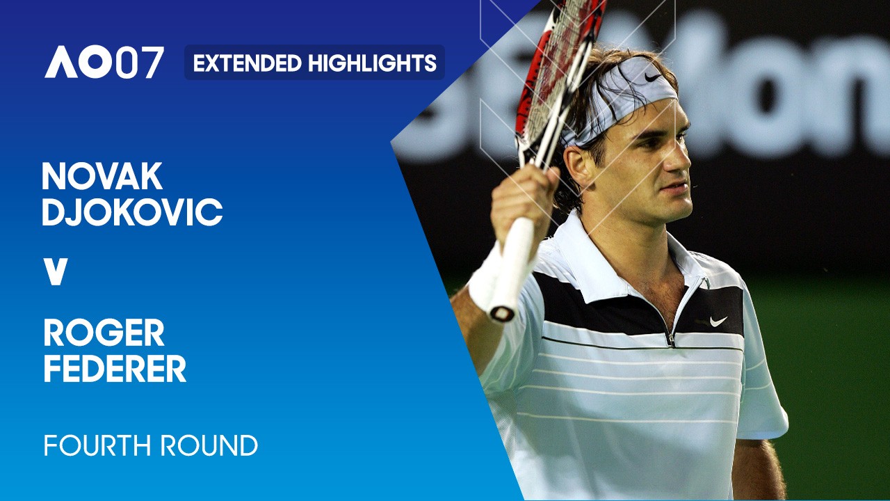 Roger Federer v Novak Djokovic Extended Highlights | Australian Open ...